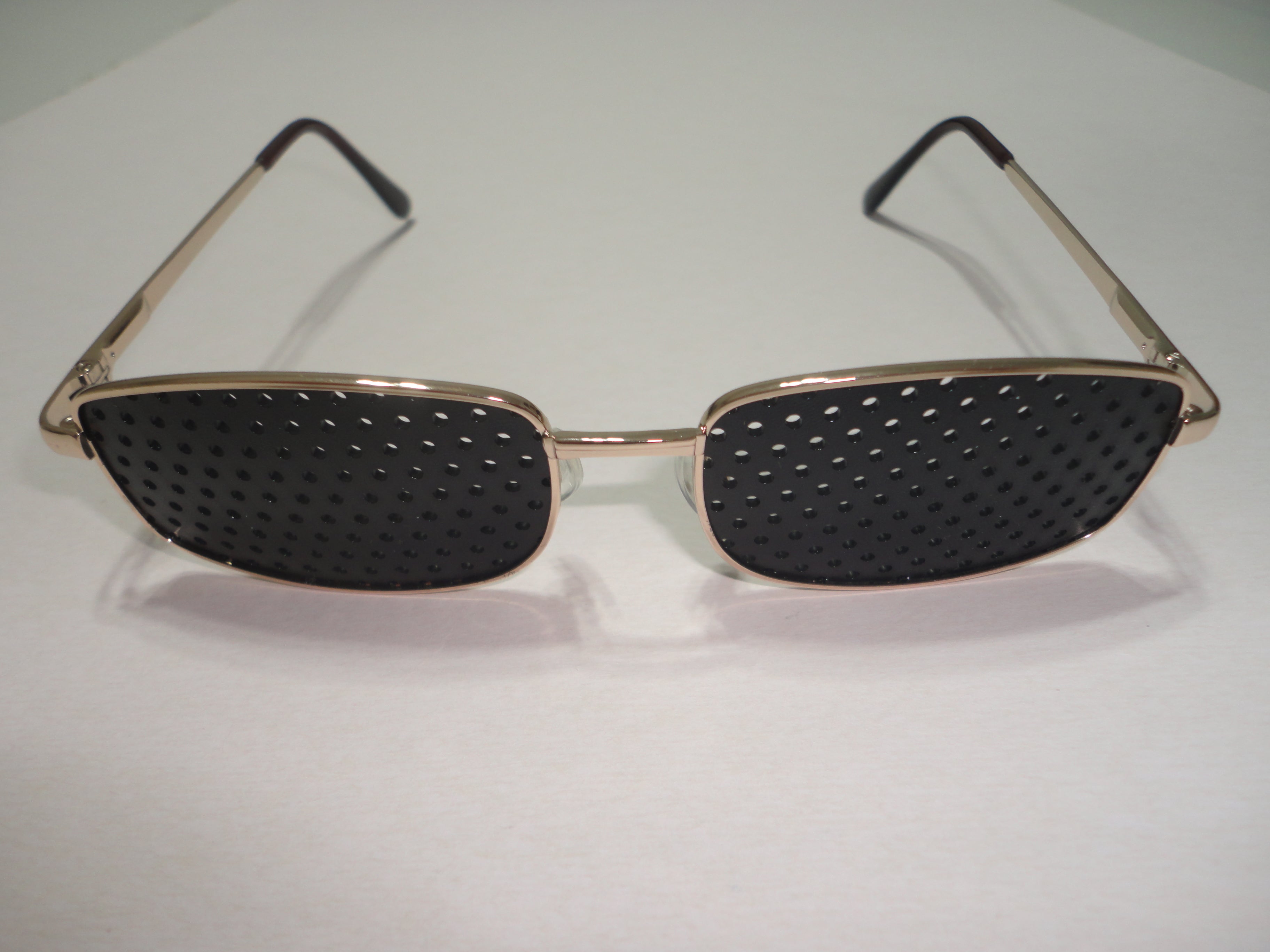Metallic Pinhole Glasses